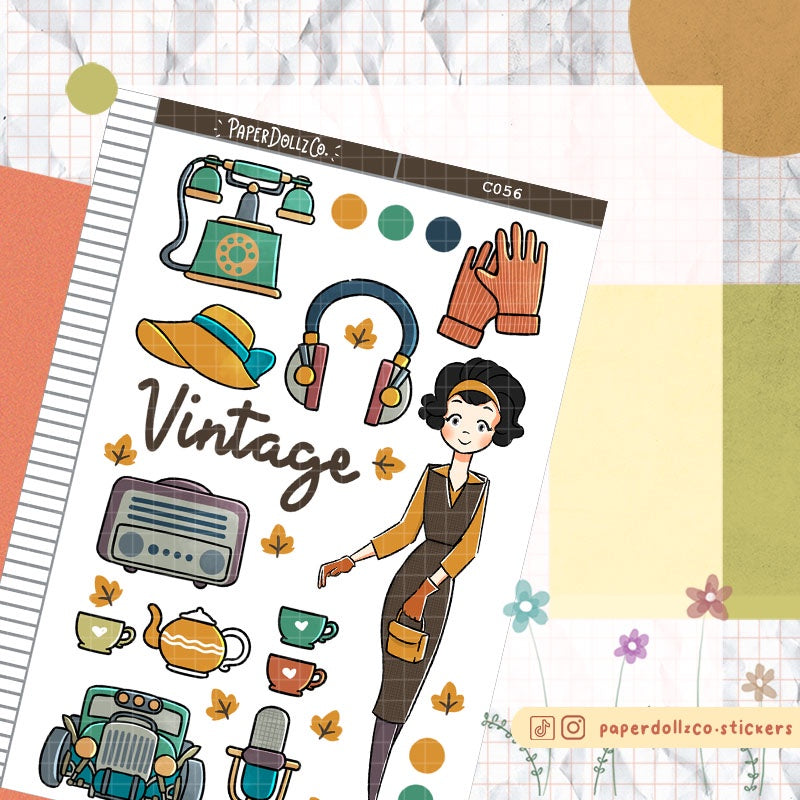Vintage | Collection Sticker | C056 – PaperDollzCo