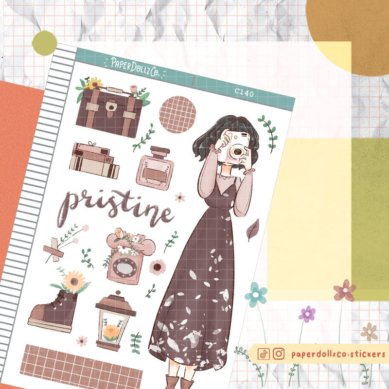 Pristine | Spring | Collection Sticker | C140 – PaperDollzCo