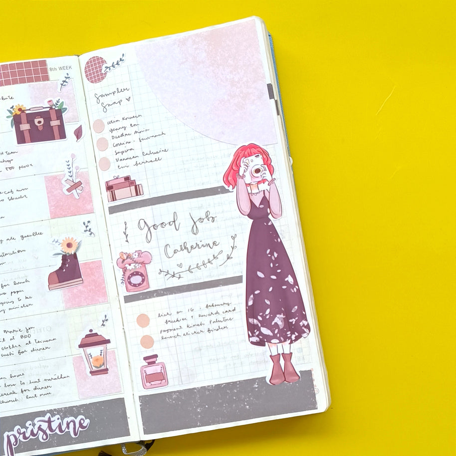 Pristine | Spring | Collection Sticker | C140 – PaperDollzCo